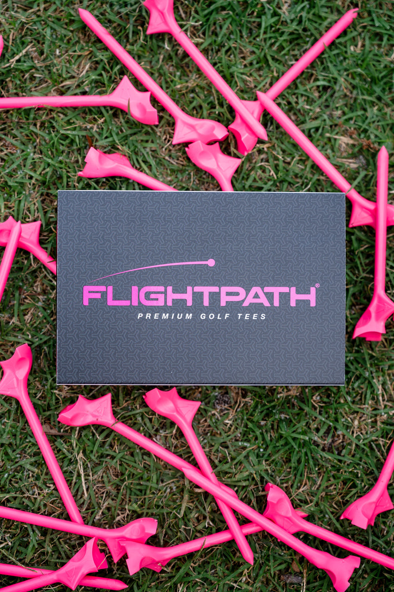 Pink Flightpath Golf Tees - 1 Pack – Flight Path Golf Tees