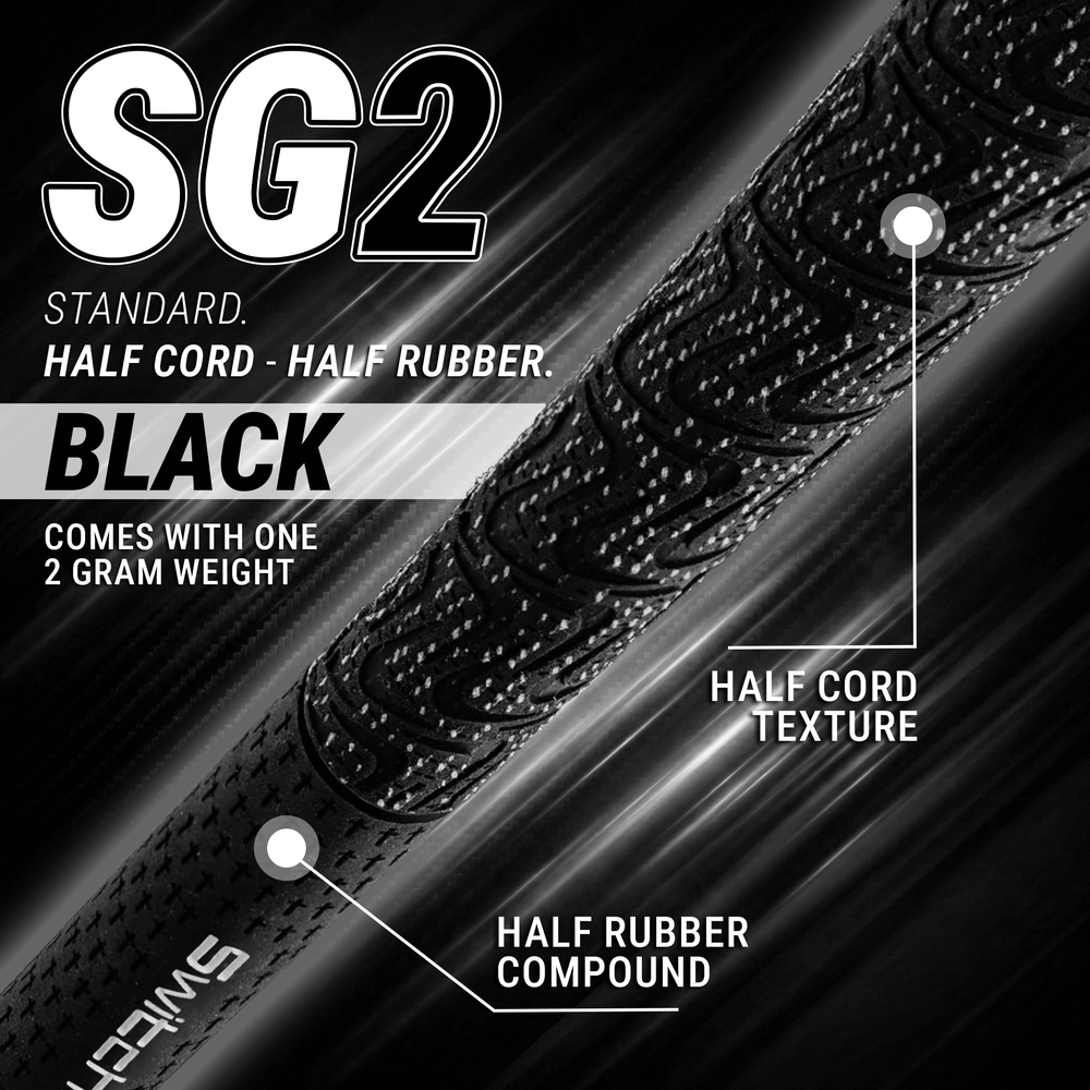 SwitchGrips SG2 Standard Size Half Rubber / Half Corded Performance Gr