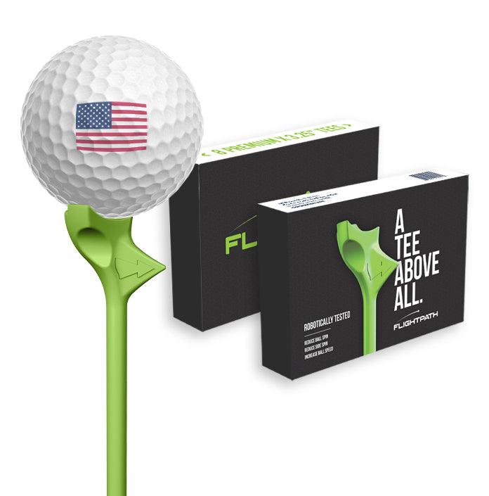 Green Flightpath Golf Tees - 1 Pack – Flight Path Golf Tees
